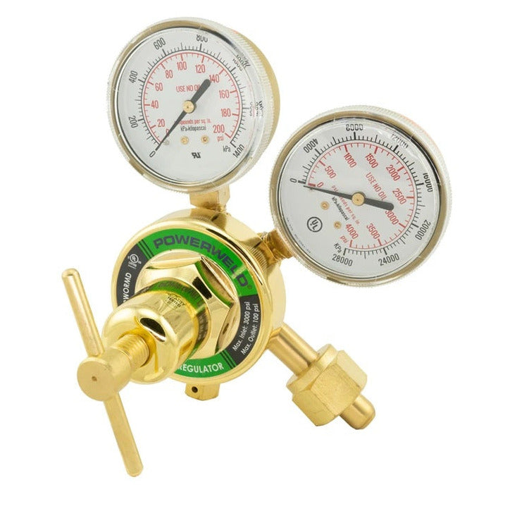 POWERWELD MEDIUM DUTY OXYGEN REGULATOR - CGA 540 – WeldCor Supplies