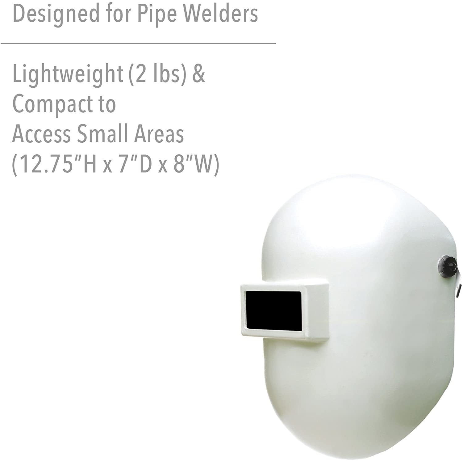 WHITE FIBREMETAL PIPELINER HELMET - WITH RUBBER HEAD GEAR – WeldCor ...
